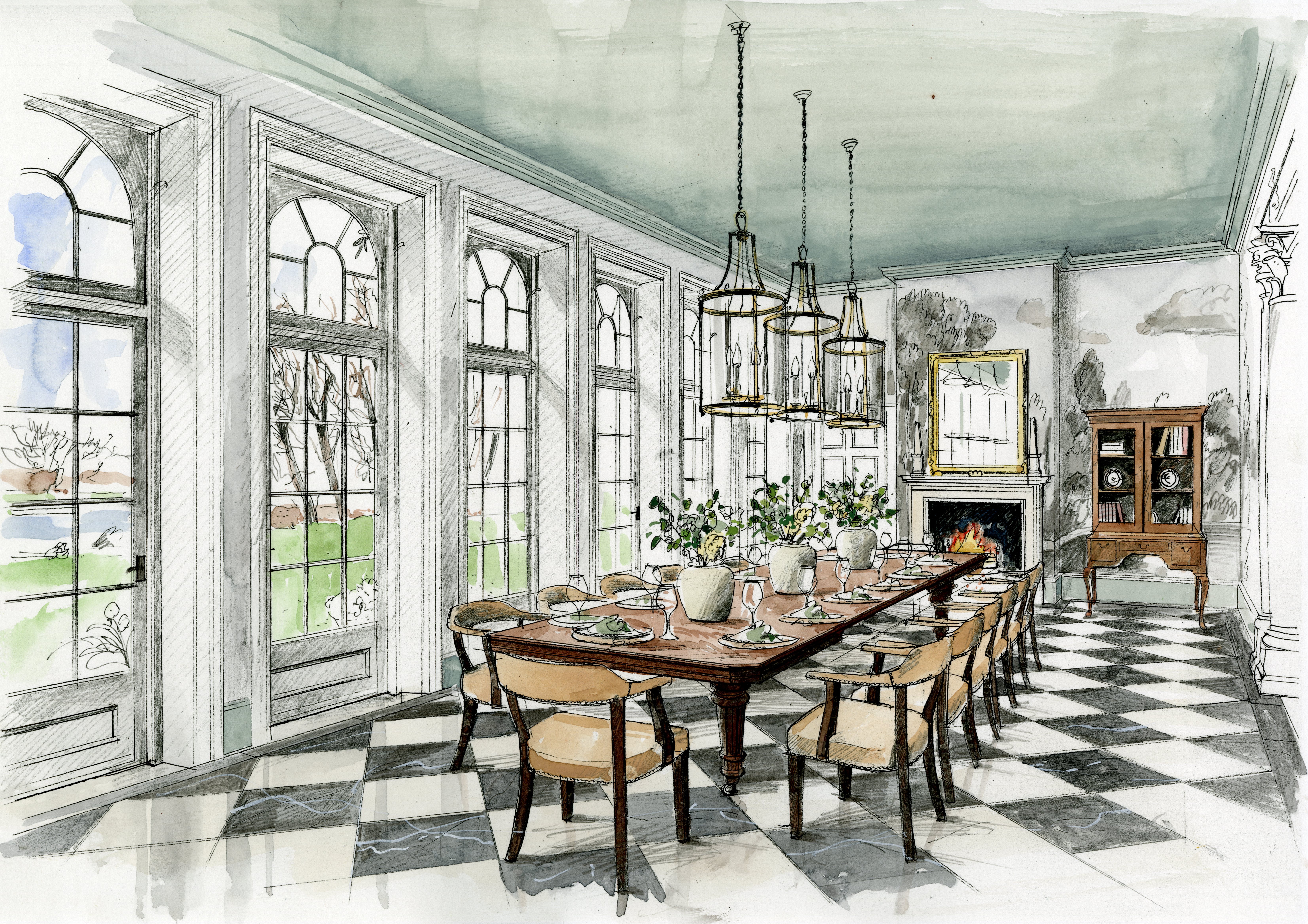 City and Country interiors projects in the UK and Overseas - Sims Hilditch